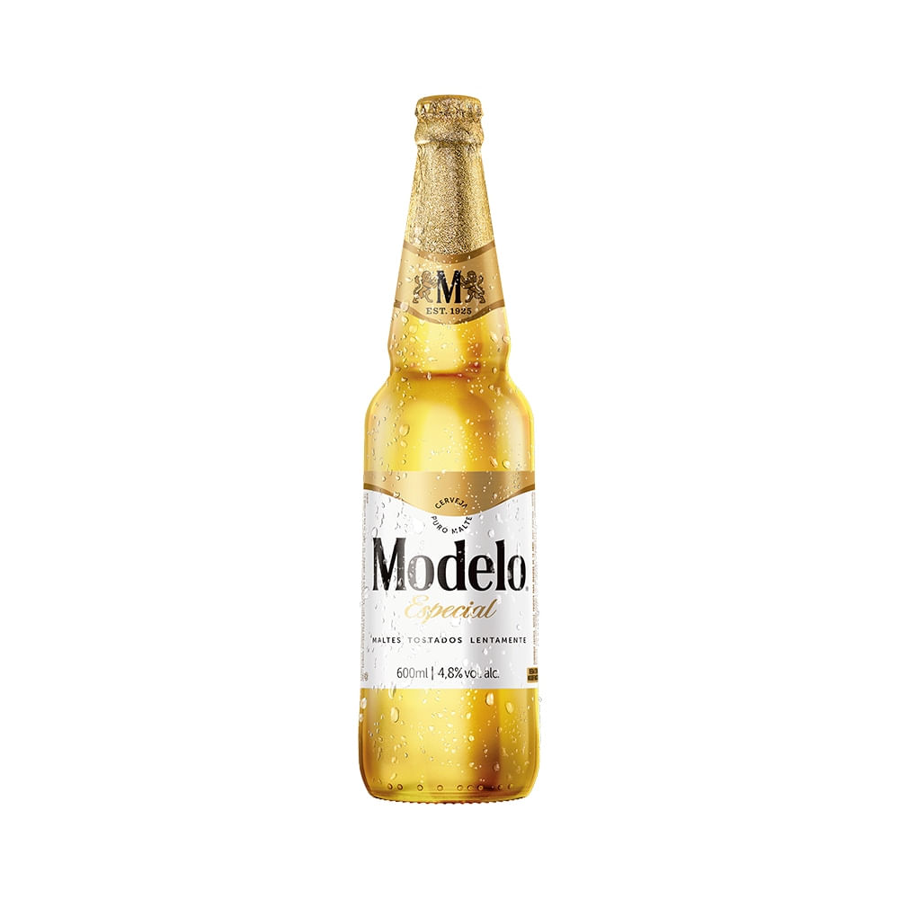 Cerveja Modelo Especial Garrafa Vidro 600ml