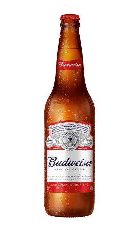 Cerveja Budweiser American Lager Garrafa Vidro 600ml